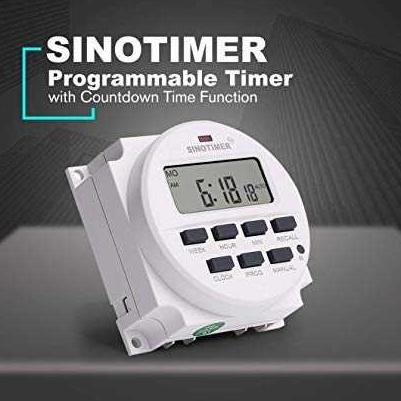 Jual TIMER DIGITAL PROGAMABLE Timer Switch Relay Countdown 220V AC | Shopee Indonesia