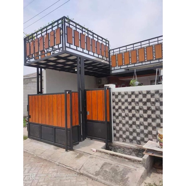 Jual kanopi balkon mezzanine dak besi | Shopee Indonesia