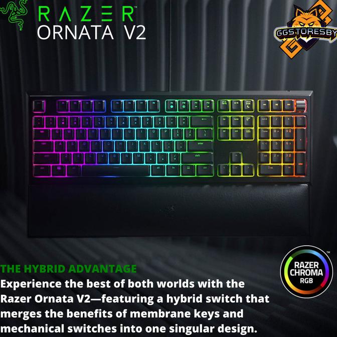 Jual RAZER ORNATA V2 RGB CHROMA Mechanical Gaming Keyboard | Shopee ...