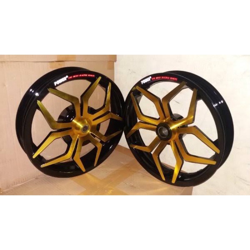 Jual velg power tapak lebar ring 14 honda metic vario beat pcx yamaha ...