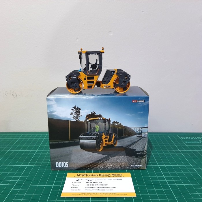 Jual Diecast Miniatur Alat Berat Volvo Compactor Dd15 (1:5) | Shopee ...