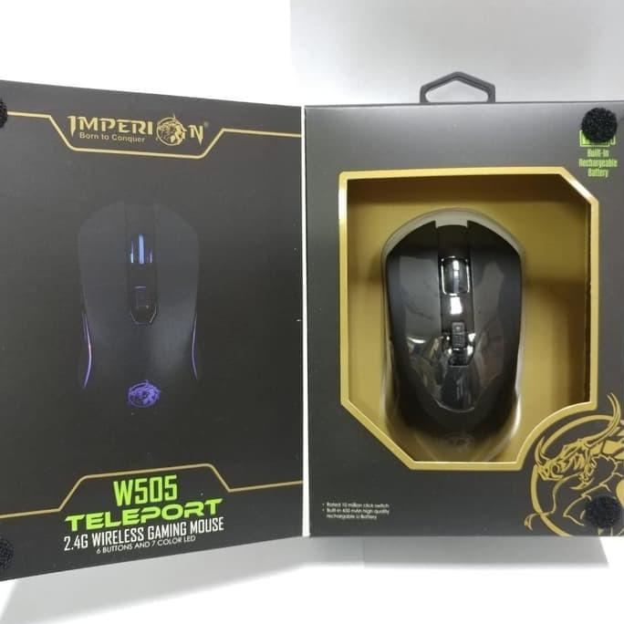 Jual Imperion W505 Teleport Gaming Mouse Wireless Rechargeable | Shopee ...