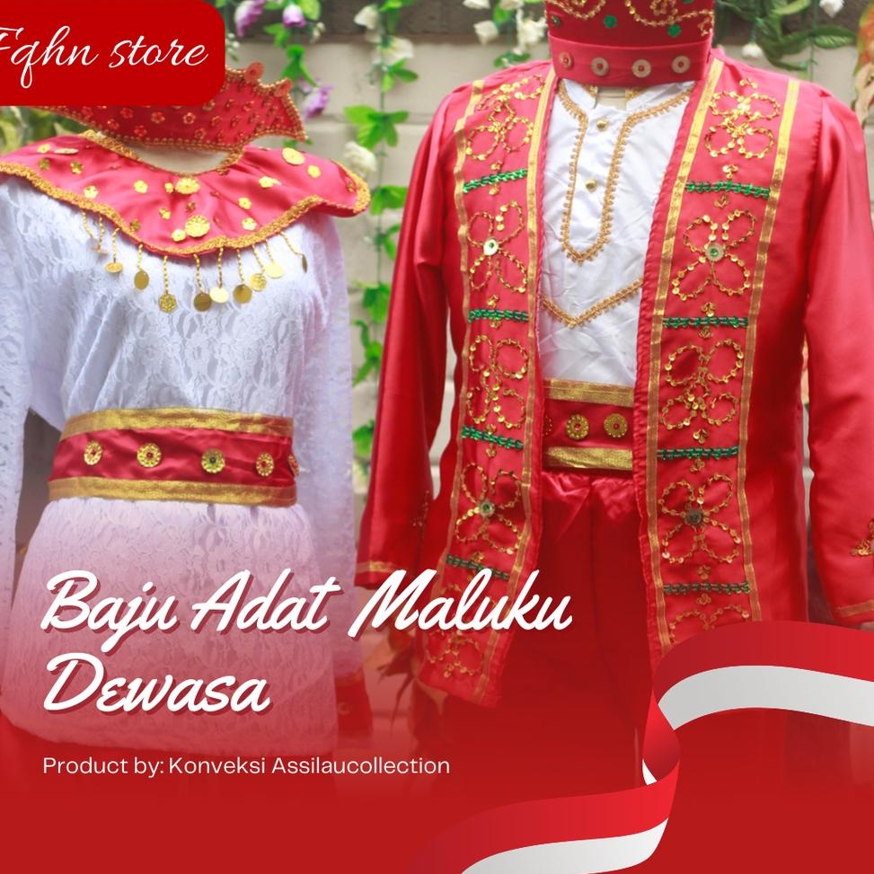 Jual DISCOUNT !!! Baju adat dewasa Maluku satuan (Laki/Cewek) | Shopee ...