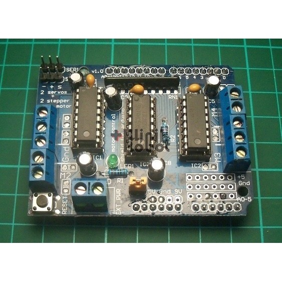 Jual Kr09028 L293D Motor Driver Servo, Stepper, Dcmotor Arduino Shield ...
