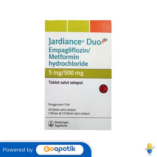 Jual JARDIANCE DUO 5/500 MG BOX 30 TABLET | Shopee Indonesia