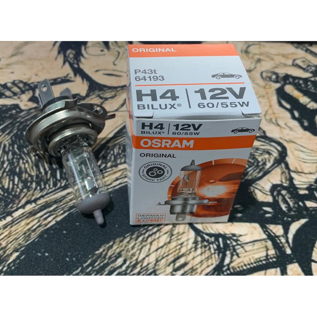 Jual Bohlam lampu Depan Suzuki Katana H4 12v 60/55W Osram | Shopee Indonesia
