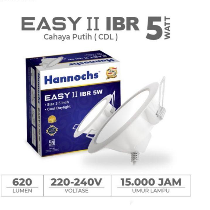 Jual Discount | TD4 | HANNOCHS DOWNLIGHT LED PANEL EASY II IBR 5W 5 ...