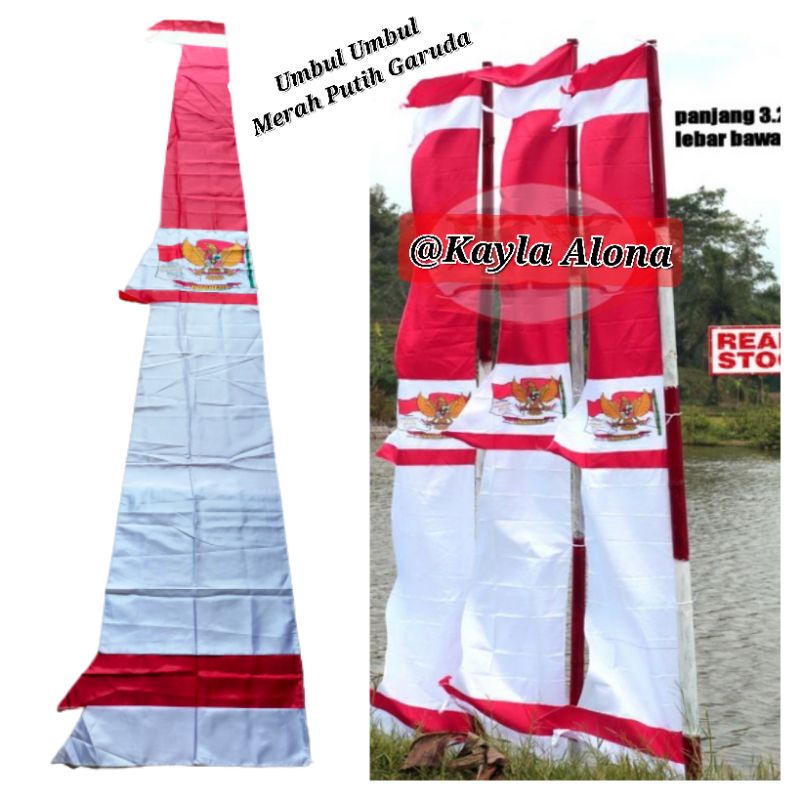 Jual UMBUL UMBUL GARUDA BENDERA MERAH PUTIH | Shopee Indonesia