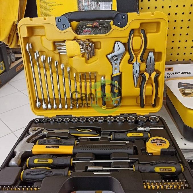 Jual Krisbow Set Perkakas Mekanik 78 Pcs / Set Toolkit | Shopee Indonesia