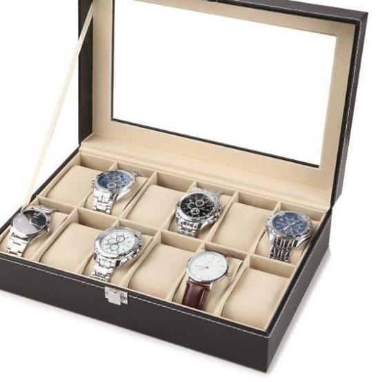 Jual Momen lebaran Kotak Box Jam Tangan Luxury Tempat Simpan Penyimpan ...