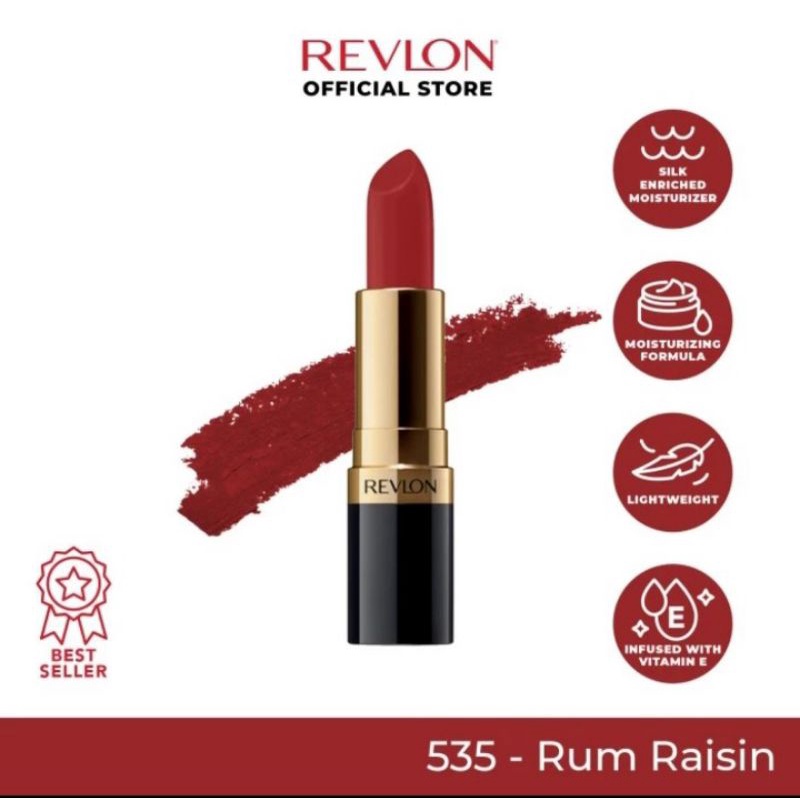 Jual REVLON Super Lustrous Lipstick Rum Raisin | Shopee Indonesia