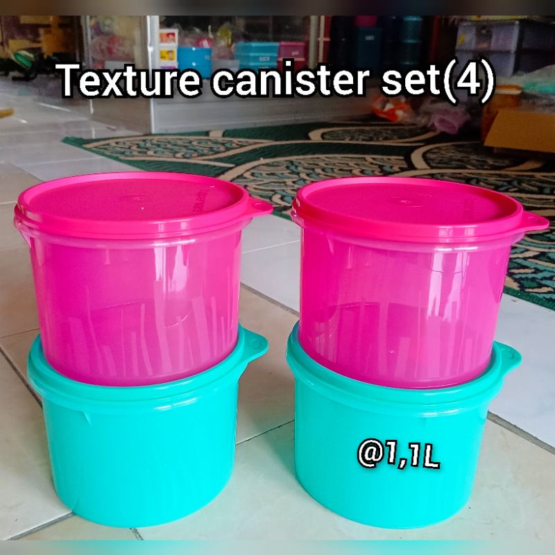 Jual texture canister set 1,1L (4) | Shopee Indonesia