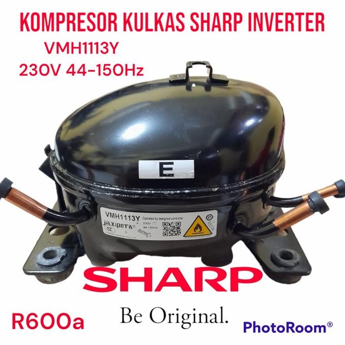 Jual ;&&&&] KOMPRESOR KULKAS SHARP INVERTER VMH1113Y 230V 44-150Hz ...