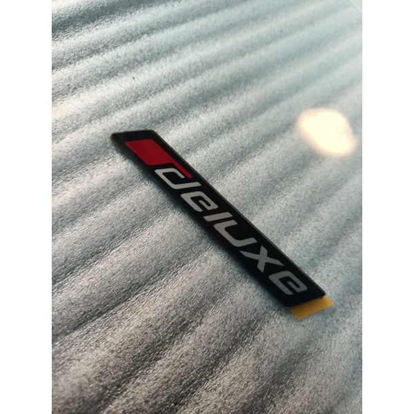 Jual emblem Tulisan tipe deluxe model plat acrylic | Shopee Indonesia