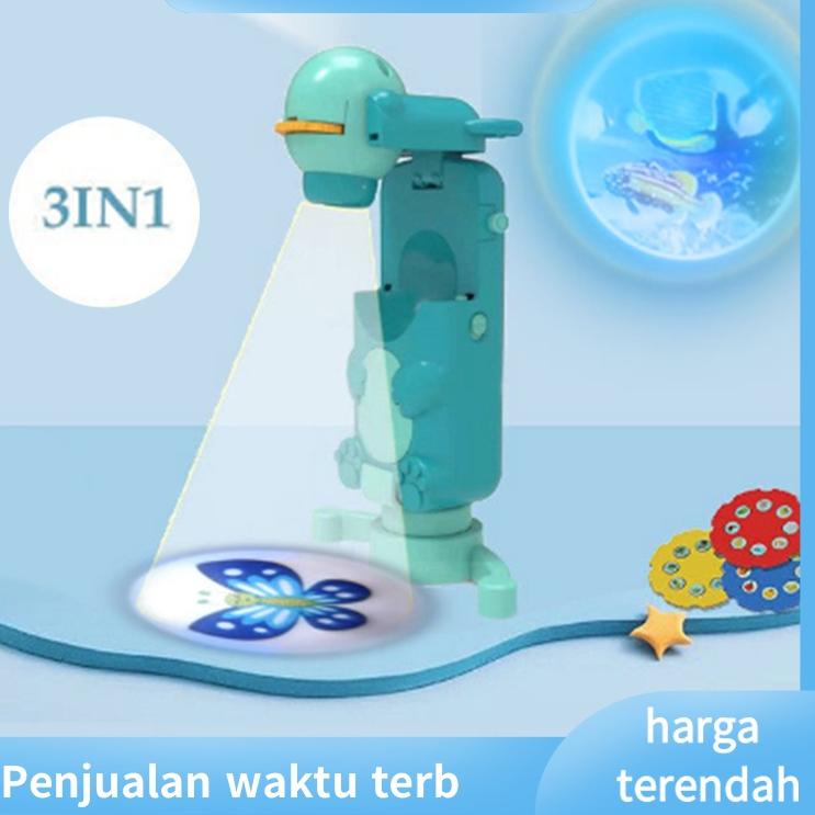 Jual Style Proyektor Hewan Mainan Proyektor Anak 3in1 Camera Projection ...