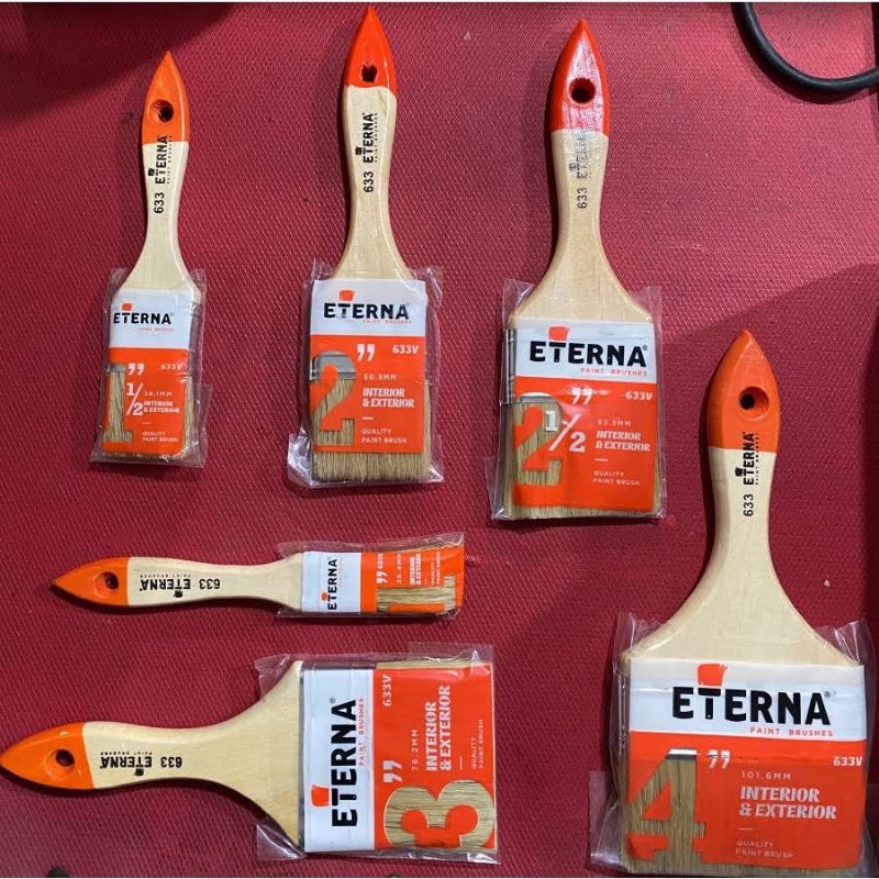 Jual Kuas Cat 1inch 1,5inch 2inch 2,5inch 3inch 4inch Eterna Asli ...