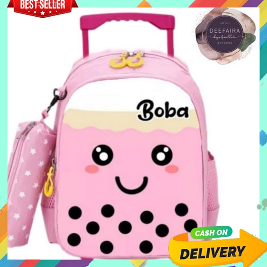 Jual Tas Troli Anak Perempuan Tk Laki Sd Cewek Cowok Trolli 3Demensi ...