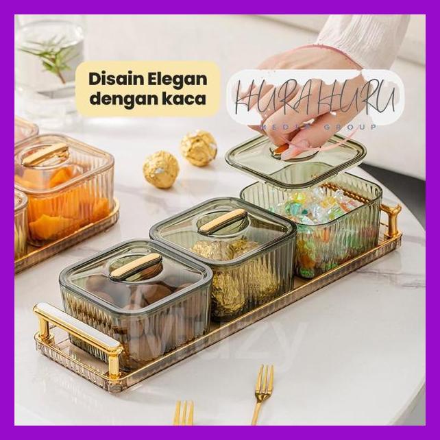 Jual Muzy Snack Tray Snack Bowl Tempat Saji Snack Cemilan Kotak Makanan ...