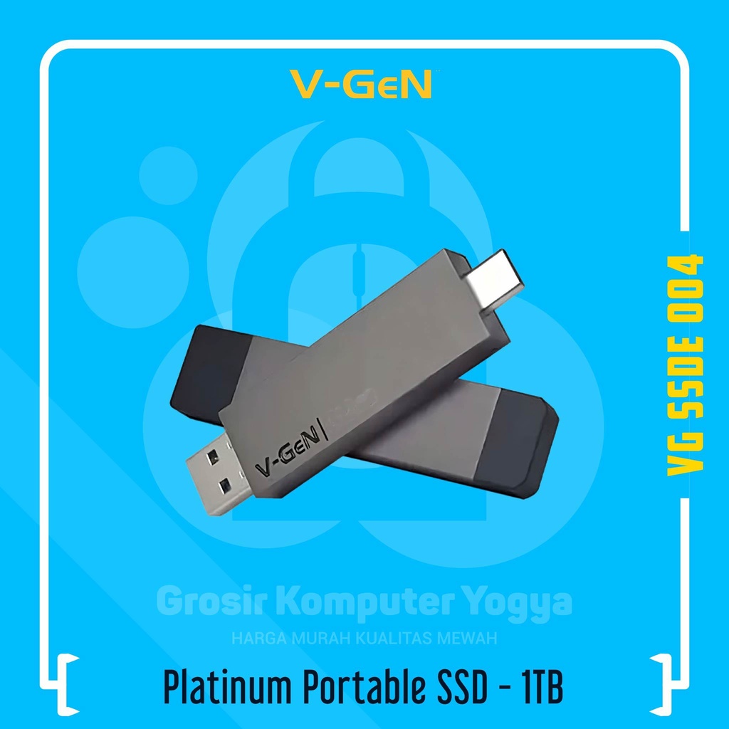 Jual V-GeN Platinum 1TB USB 3.2 + Type C Portable SSD | Shopee Indonesia
