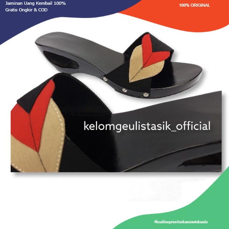 Jual [PIK] Sandal kelom kijang coklat/kelom geulis tasik ETNIK Murah ...