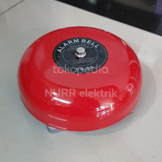 Jual Round Bell Alarm Bell 4 Inch 220VAC,24VDC | Shopee Indonesia