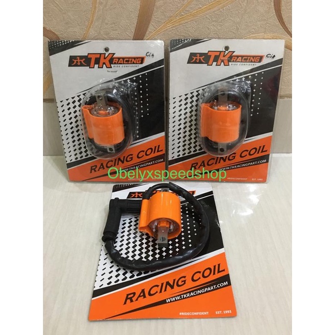 Jual Coil / Koil Racing Tk Orange Universal Untuk Type Motor Karburator ...