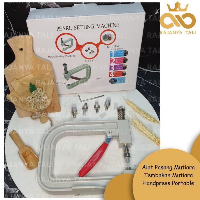 Jual Alat Pasang Mutiara / Tembakan Mutiara Handpress Portable | Shopee ...