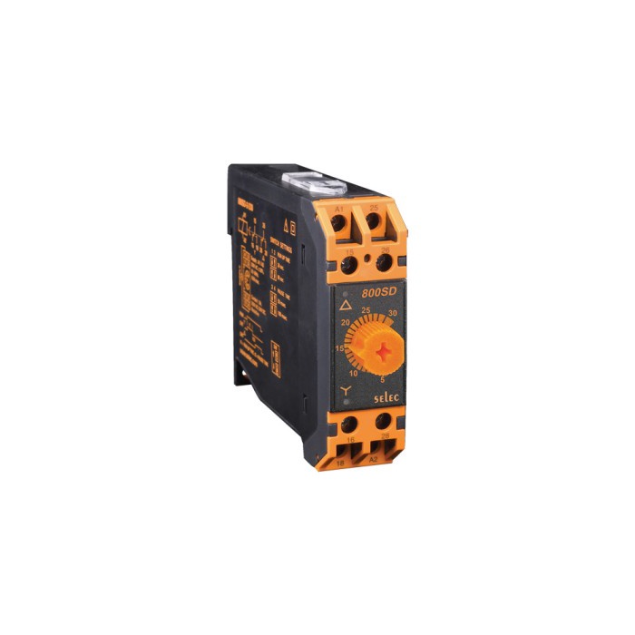 Jual Timer Din Rail Analog Selec 800S-30S 60S 230VAC 22,5x75 | Shopee Indonesia