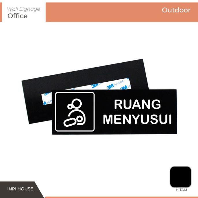 Jual JUAL signage board ruang menyusui - icon ruang laktasi - acrylic ...
