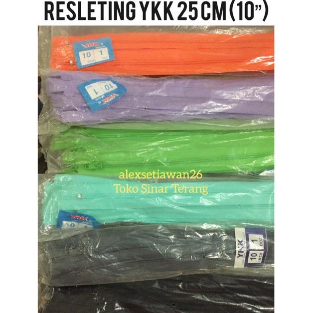 Jual =====] Resleting YKK 10 inch - rit YKK 25 cm | Shopee Indonesia