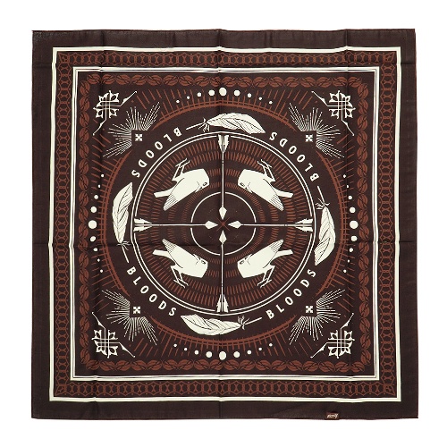 Jual Bloods Scarf Bandana Birdcage 01 Brown | Shopee Indonesia