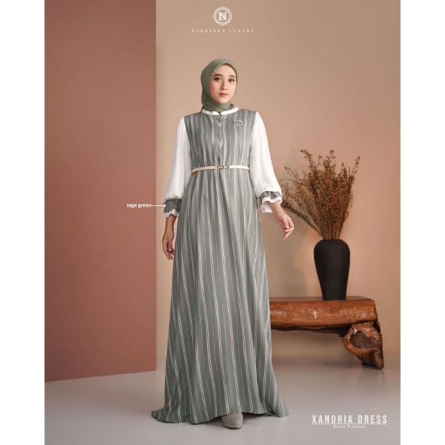 Jual XANDRIA DRESS TERBARU!! COD NADHEERA LUXURY | Shopee Indonesia