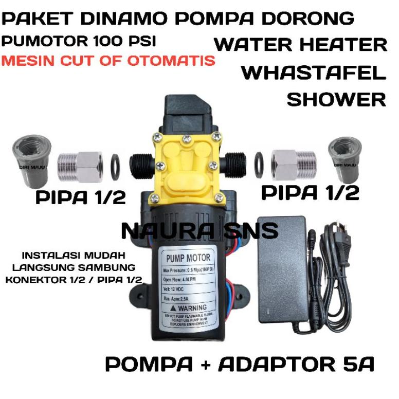 Jual Promo Paket Pompa Dorong Whastafel / Shower / Water Heater ...