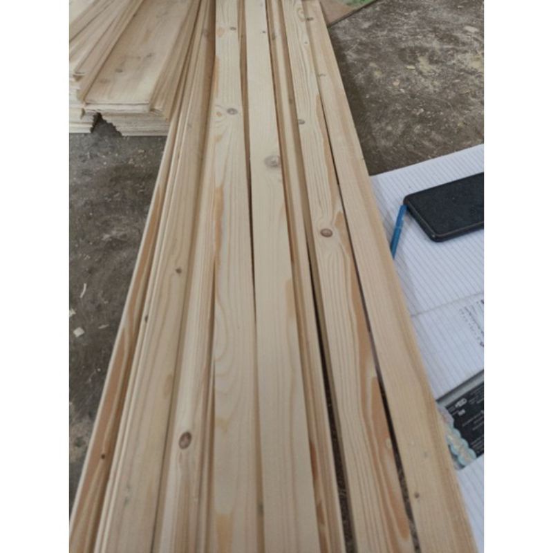Jual Papan Kayu Tipis 100x5x0,5 Isi 5pcs Kayu Pinus Jati Belanda Serat ...