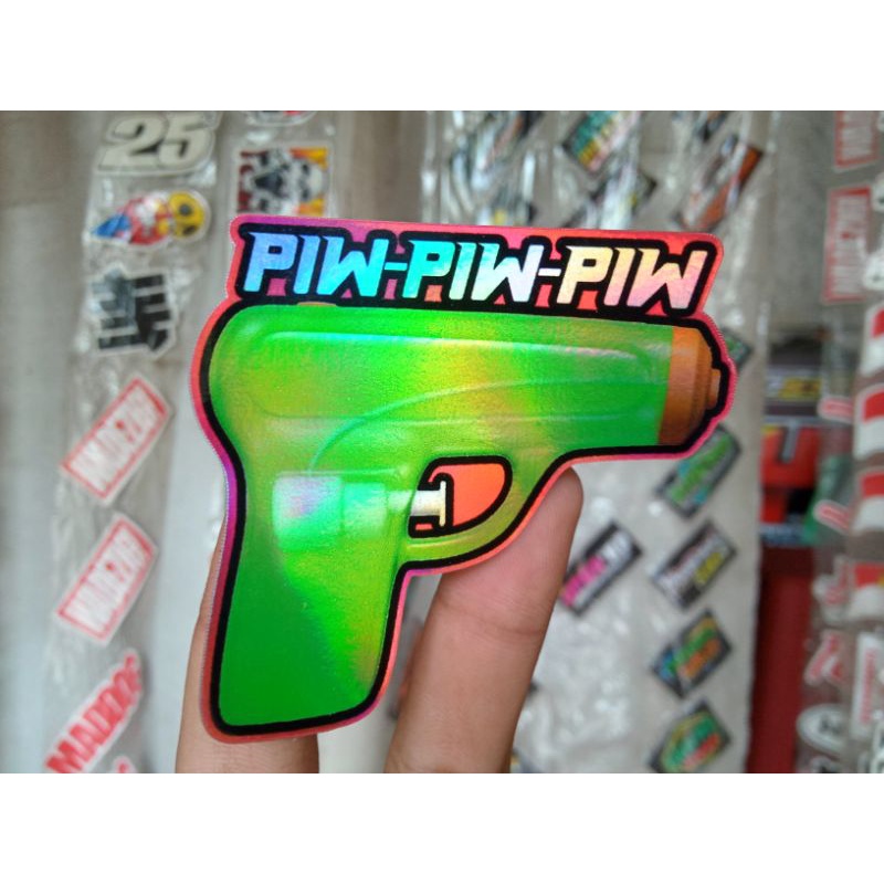 Jual Stiker Piw Piw Hologram | Shopee Indonesia