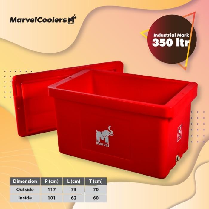 Jual Cooling Cooler Box Ice 100 Liter Marvel / Cool Box / Kotak Boks ...