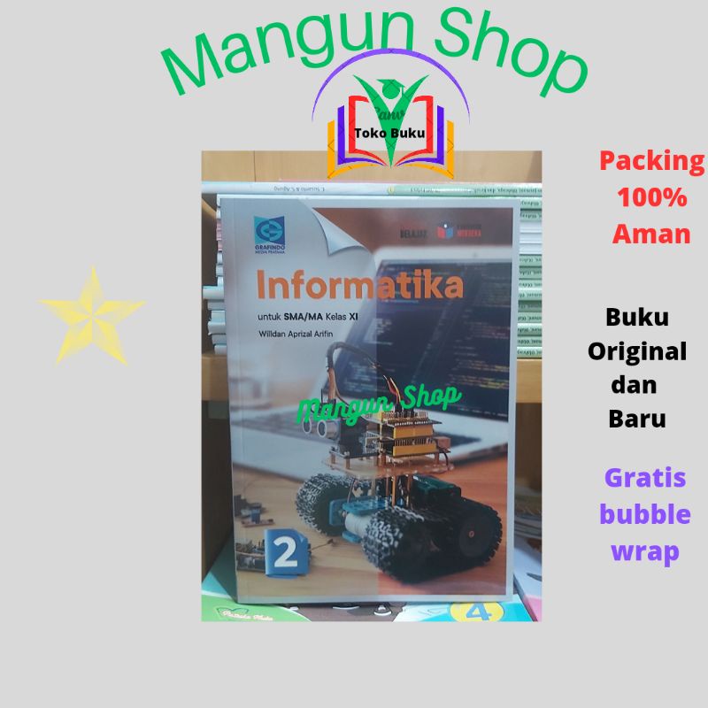 Jual Buku Informatika SMA Kelas XI.11 Kurikulum Merdeka Grafindo | Shopee Indonesia