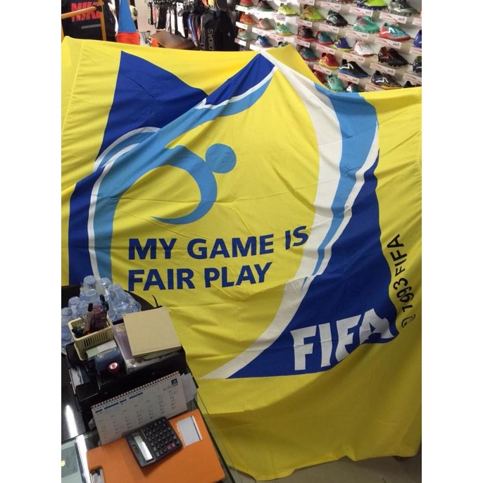 Jual Bendera Fairplay Fifa Size 2M X 1M Standart Pssi | Shopee Indonesia