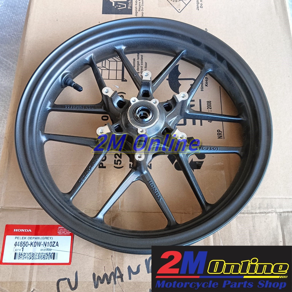 Jual 44650K0WN10ZA Velg CW ADV 150 ABS Depan Grey Ori AHM | Shopee ...