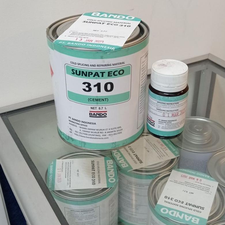 Jual lem sunpat eco 310 dan hardener bando lem sambungan conveyor ...