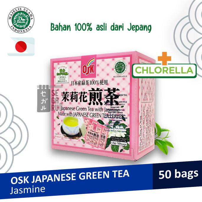 Jual OSK Japanese Green Tea | Teh Hijau Jepang Halal (50 Sachet) | Shopee Indonesia