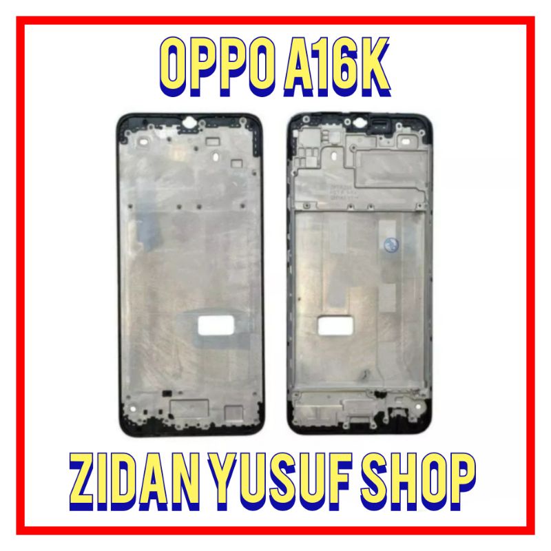 Jual FRAME TULANG LCD OPPO A16K - A16E TATAKAN DUDUKAN LCD ORIGINAL ...