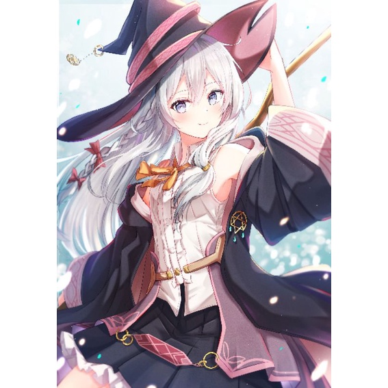 Jual Costume Elaina from Majo no Tabi-tabi Fullset Rental | Shopee ...