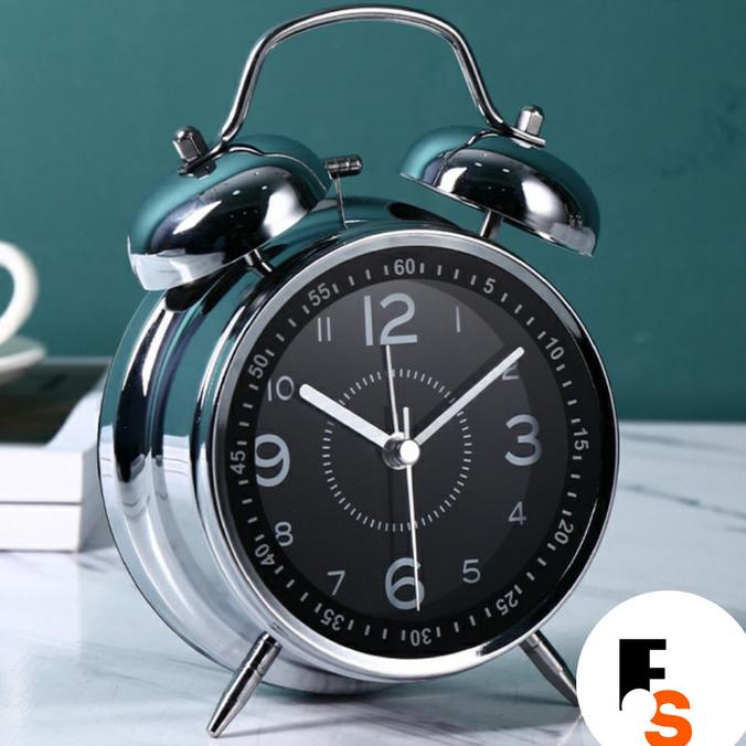 Jual Jam Weker Beker Alarm Kring Besi Bulat Besar Bunyi Nyaring Warna ...