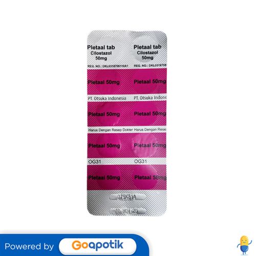 Jual PLETAAL 50 MG BLISTER 10 TABLET | Shopee Indonesia