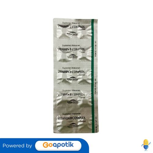 Jual VITAMIN B COMPLEX KIMIA FARMA STRIP 10 TABLET | Shopee Indonesia