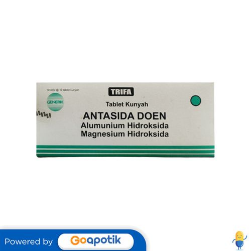 Jual ANTASIDA DOEN TRIFA BOX 100 TABLET KUNYAH | Shopee Indonesia