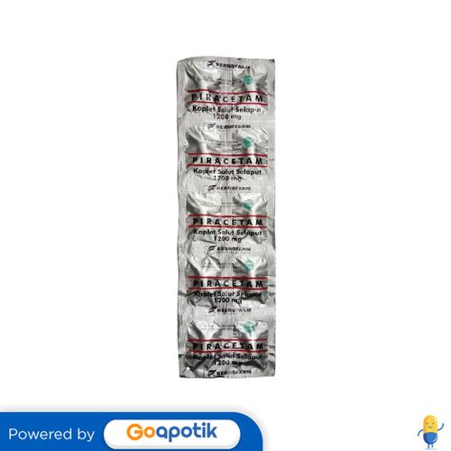 Jual PIRACETAM BERNOFARM 1200 MG STRIP 10 KAPLET | Shopee Indonesia