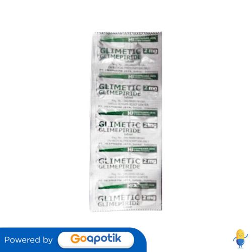 Jual GLIMETIC 2 MG STRIP 10 TABLET | Shopee Indonesia