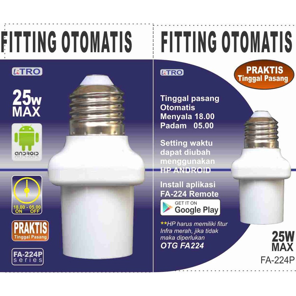 Jual Model Keren.. Fitting lampu otomatis dengan timer 0EW | Shopee ...